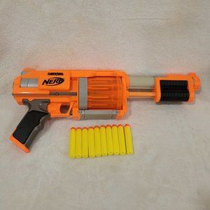 Nerf | Toys | Nerf Dart Tag Furyfire Pump Action Revolver Orange | Poshmark